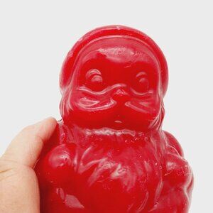 Unbranded | Holiday | Vintage Santa Claus Christmas Red Round Candle 6 ...